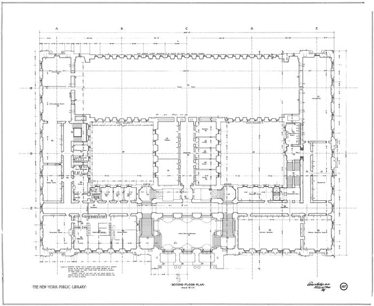Second floor plan – NYPL Print Store