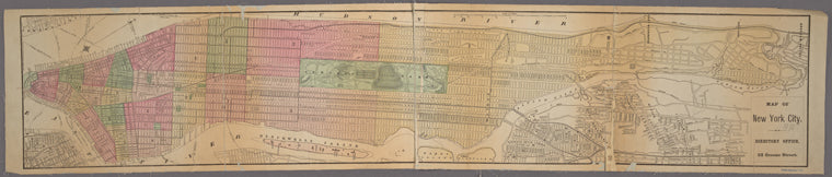 Map of New York City. – NYPL Print Store
